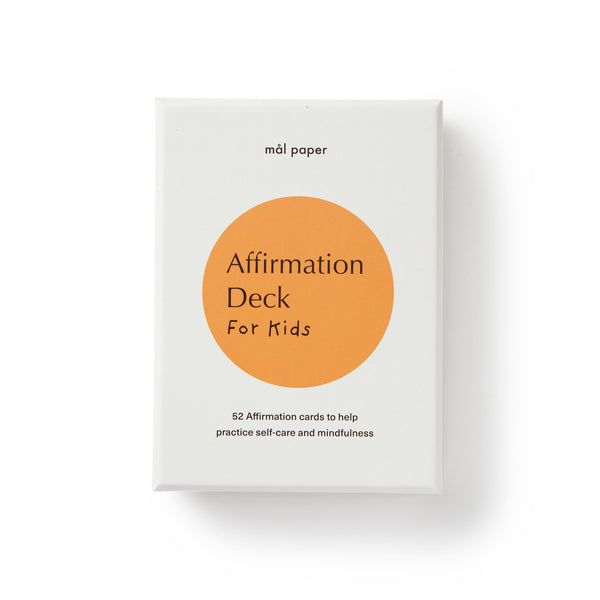 Affirmations for Kids Card Deck - Mål Paper