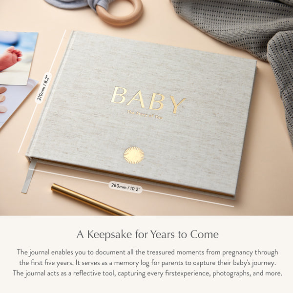 Your Edition Baby Journal - Keepsake Memory Baby Book – Mål Paper
