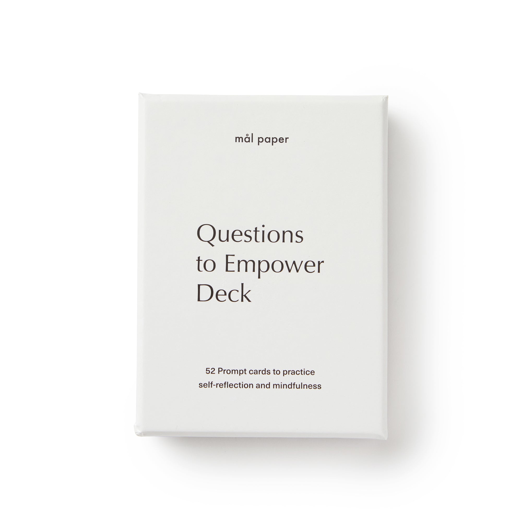 Questions to Empower Card Deck - Mindfulness Gift – Mål Paper
