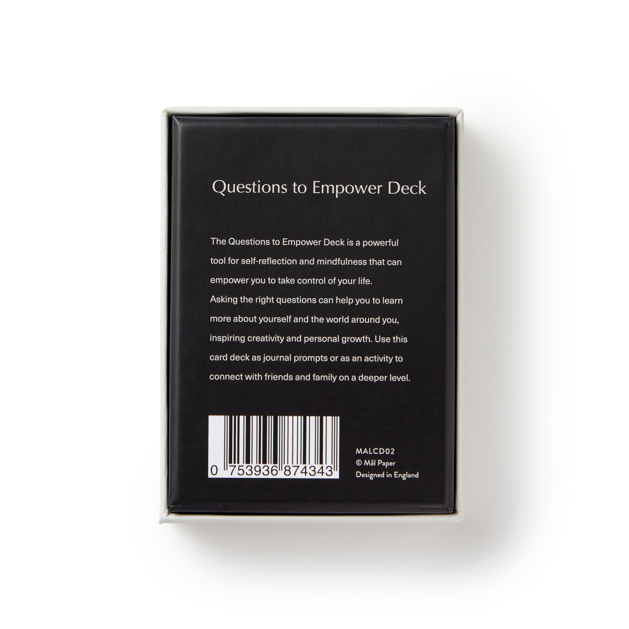 Questions to Empower Card Deck - Mindfulness Gift – Mål Paper