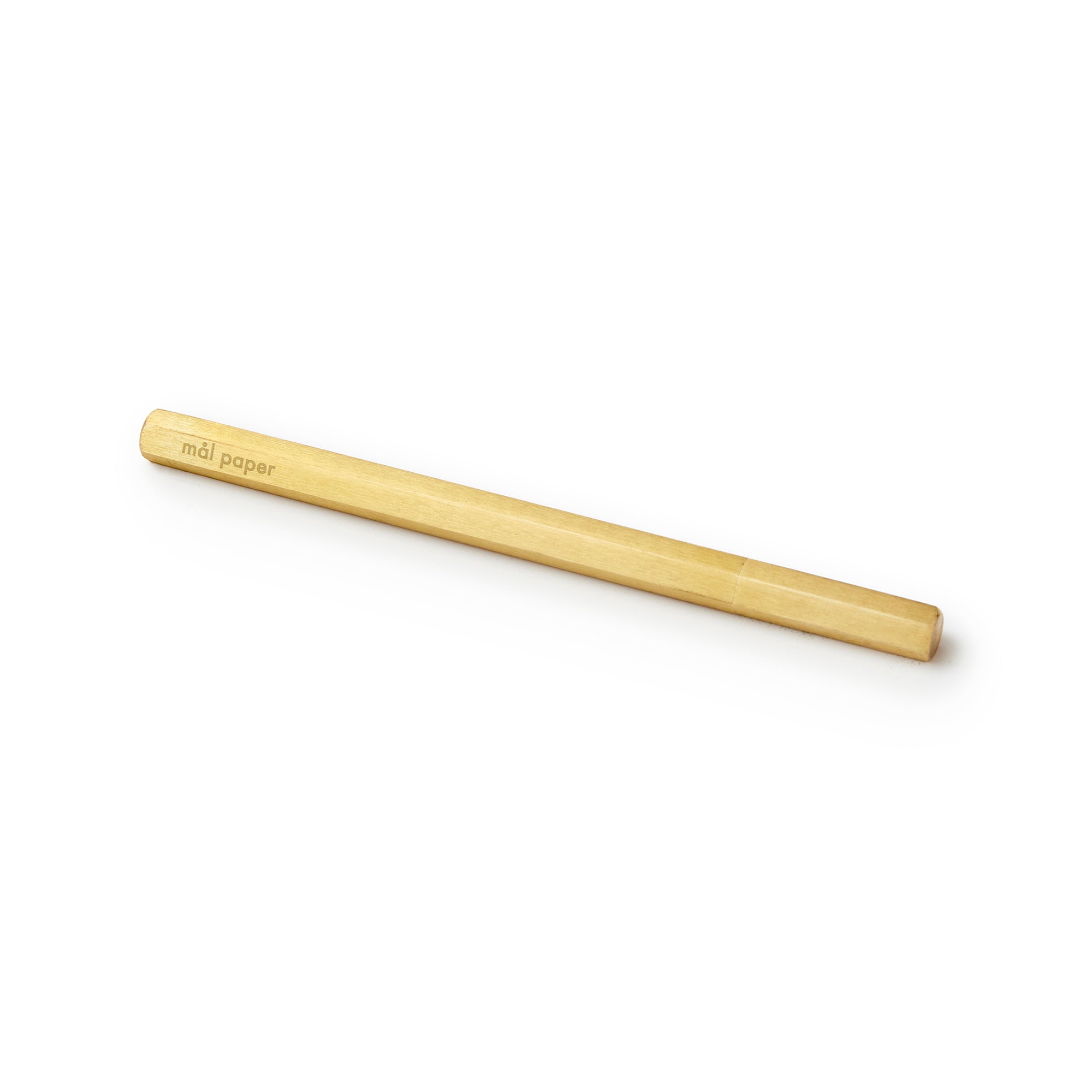 Hexagonal Brass Pen - Stationery for Mindfulness – Mål Paper