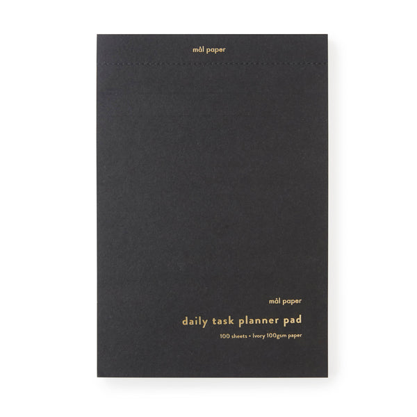 Daily Tasks Planner Pad - A5 Daily Notepad from Mål Paper