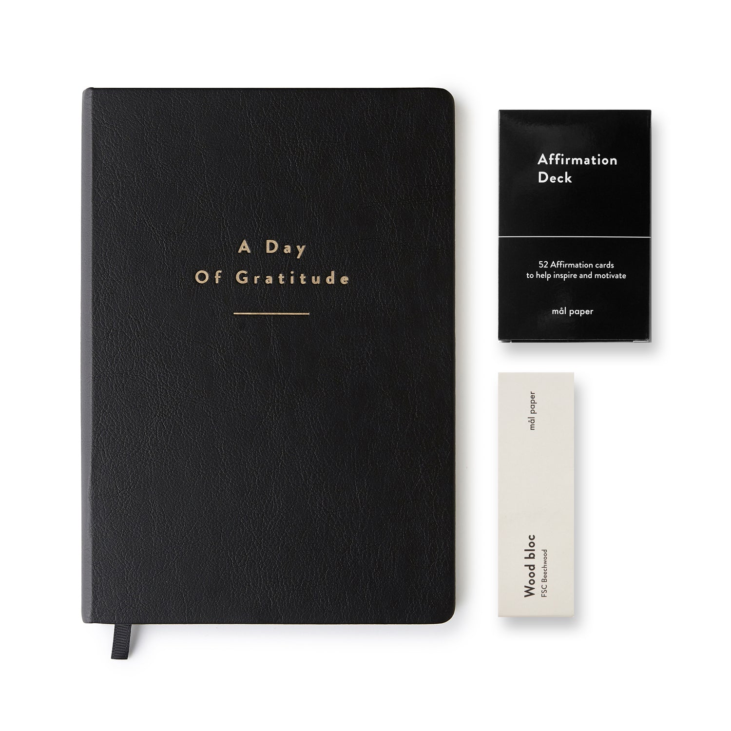 Gratitude and Affirmation Bundle - Black – Mål Paper